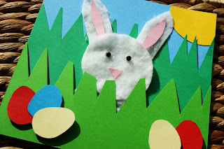Craft Magic: Easter Project - Handmade Easter Rabbit Picture / Card