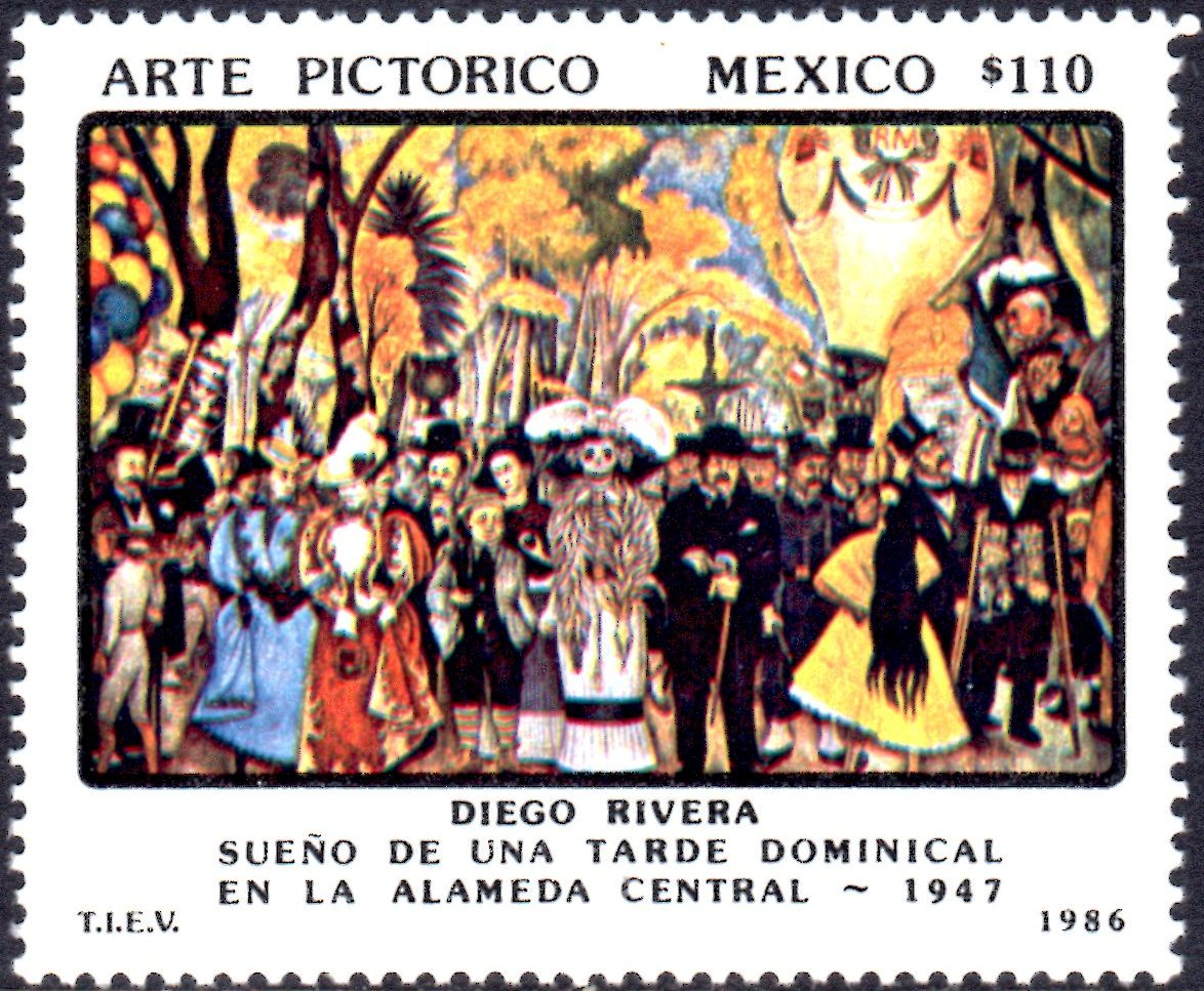 Filatelia y Gerardo Pacheco: LA CATRINA DE POSADA