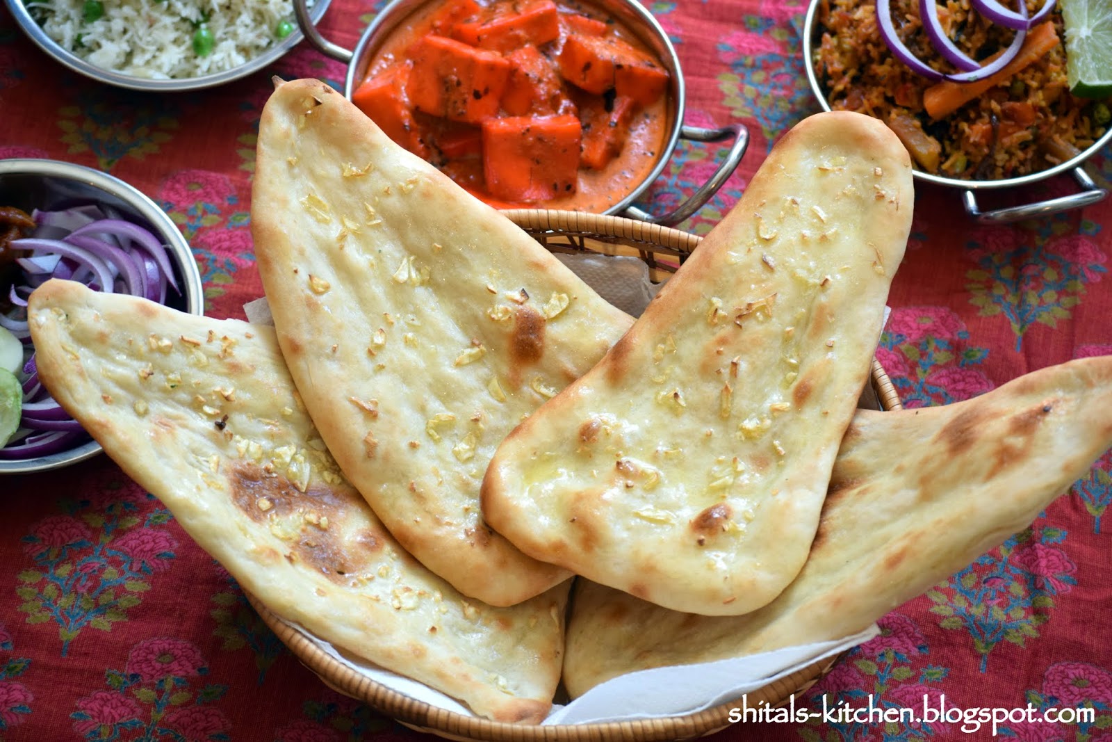 Shital's-Kitchen: Garlic Naan