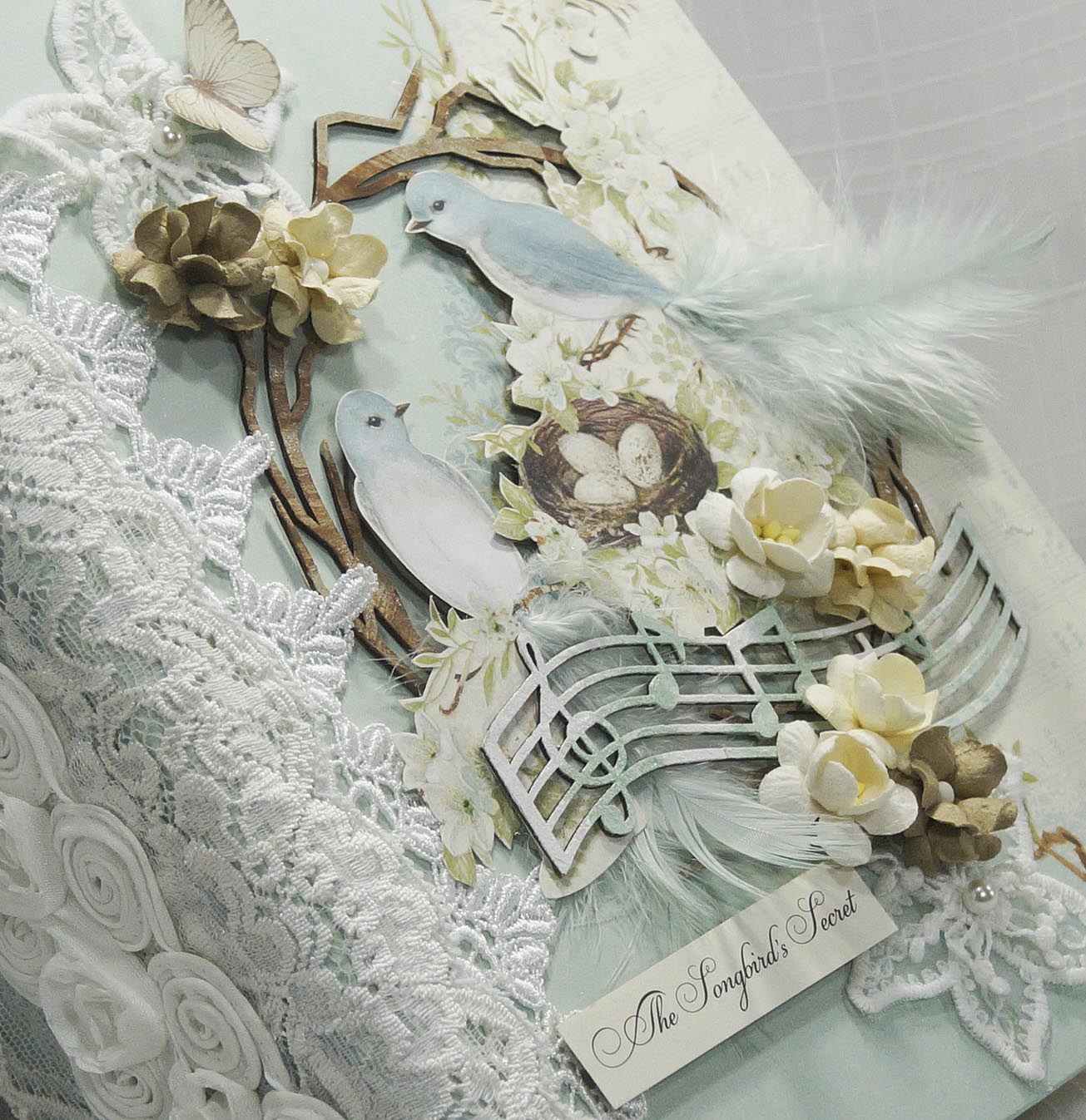 Terry's Scrapbooks: The Songbird's Secret Pion Design Mini Album Guest ...