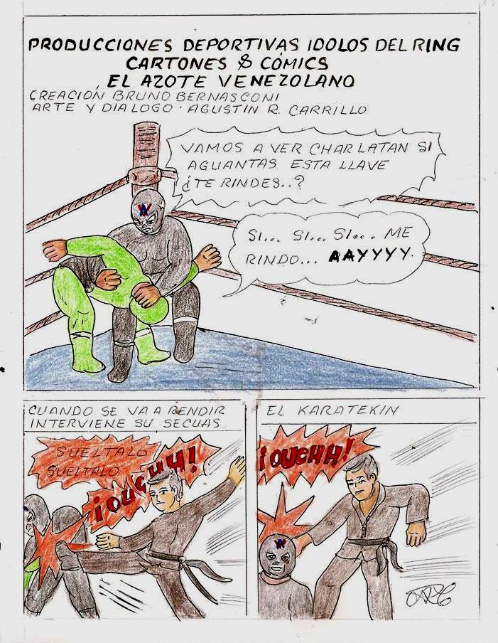 Elazotevenezolanoelblog: Comic El Azote Venezolano Vs. El Lobo Panameño