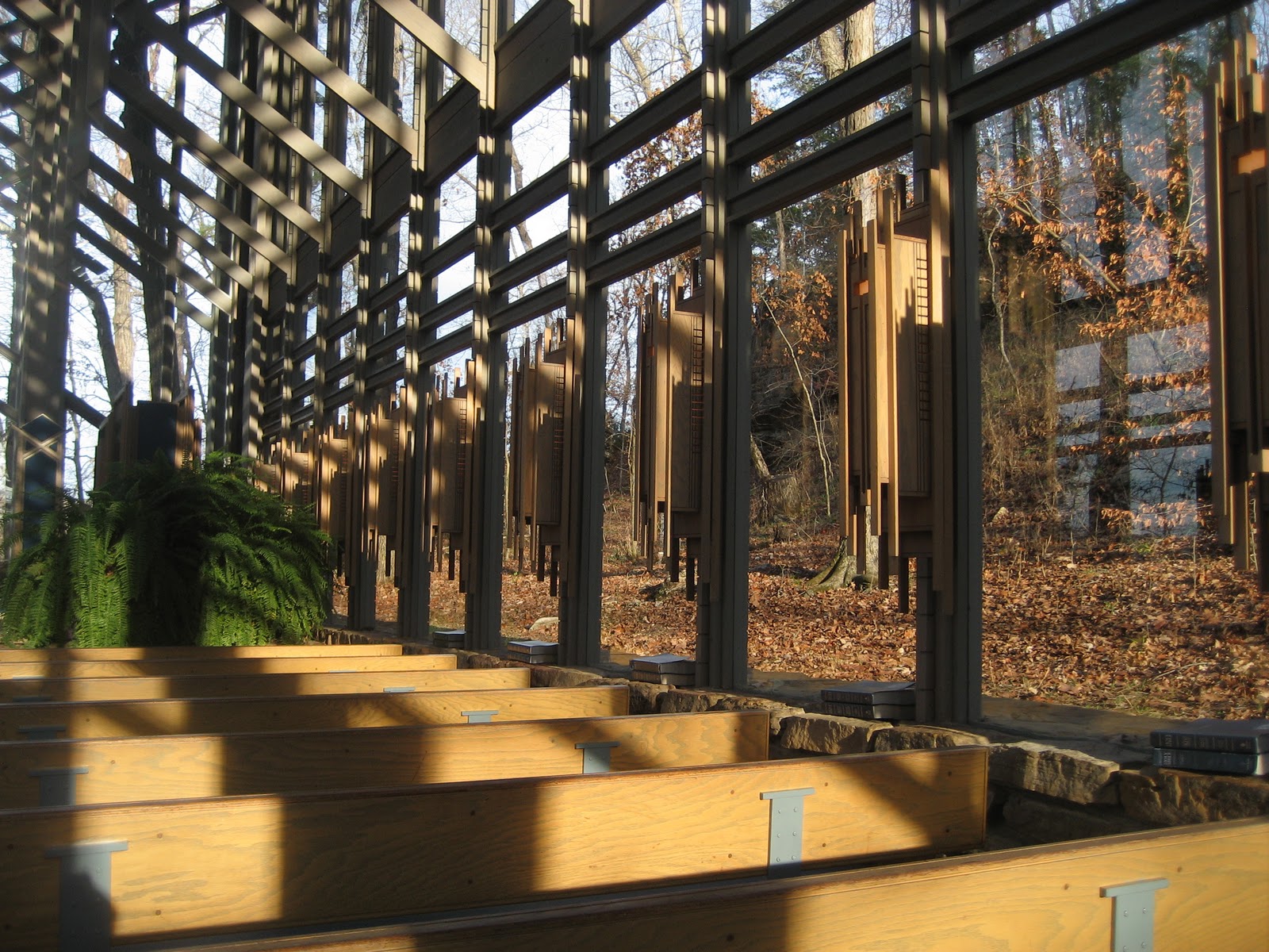 the art of where: visit to thorncrown chapel
