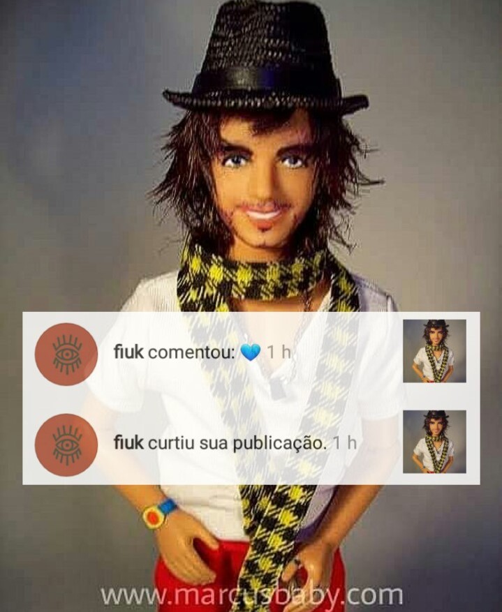 BONECOS DO BABY: Fiuk comentou no Instagram seu boneco criado por ...