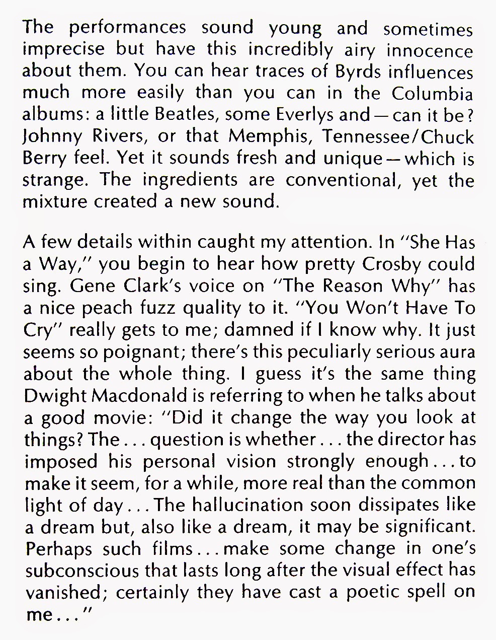 THE ROSE COLORED CORNER: THE BYRDS - PREFLYTE (TOGETHER RECORDS)