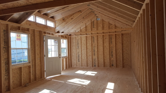 Wolfvalley Buildings Storage Shed Blog.: 14'x32' Beautiful Dormer Cabin ...