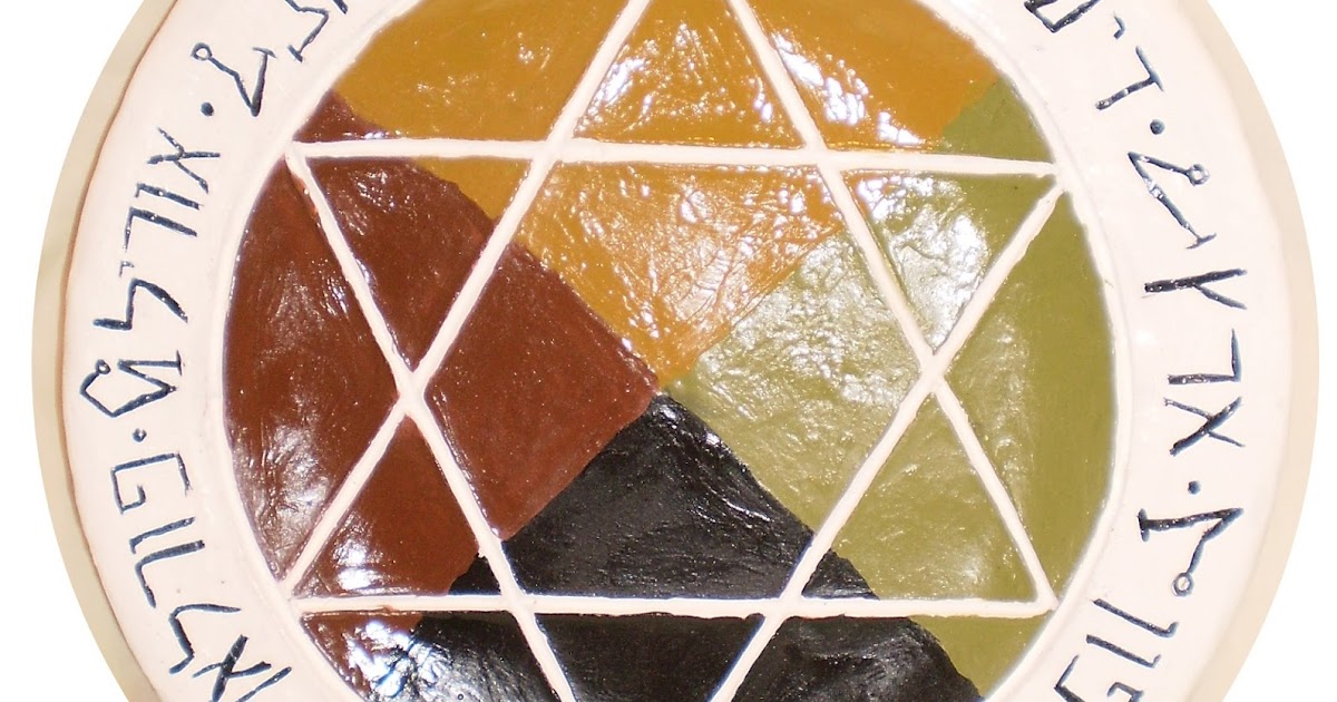 Aberrant Ceramics: Golden Dawn Earth Pentacle