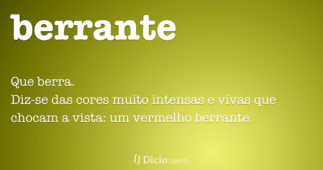 Ao pé da Raia: O que é uma cor berrante?