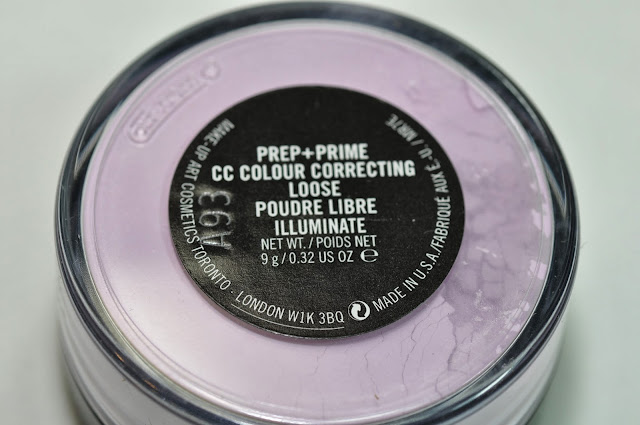 MAC Prep + Prime CC Colour Correcting Loose Powder Swatches, Review ...