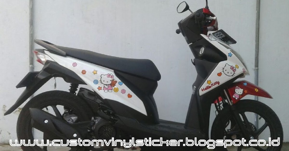 STICKRENZ: Honda Beat ESP Red White - Hello Kitty Custom Sticker