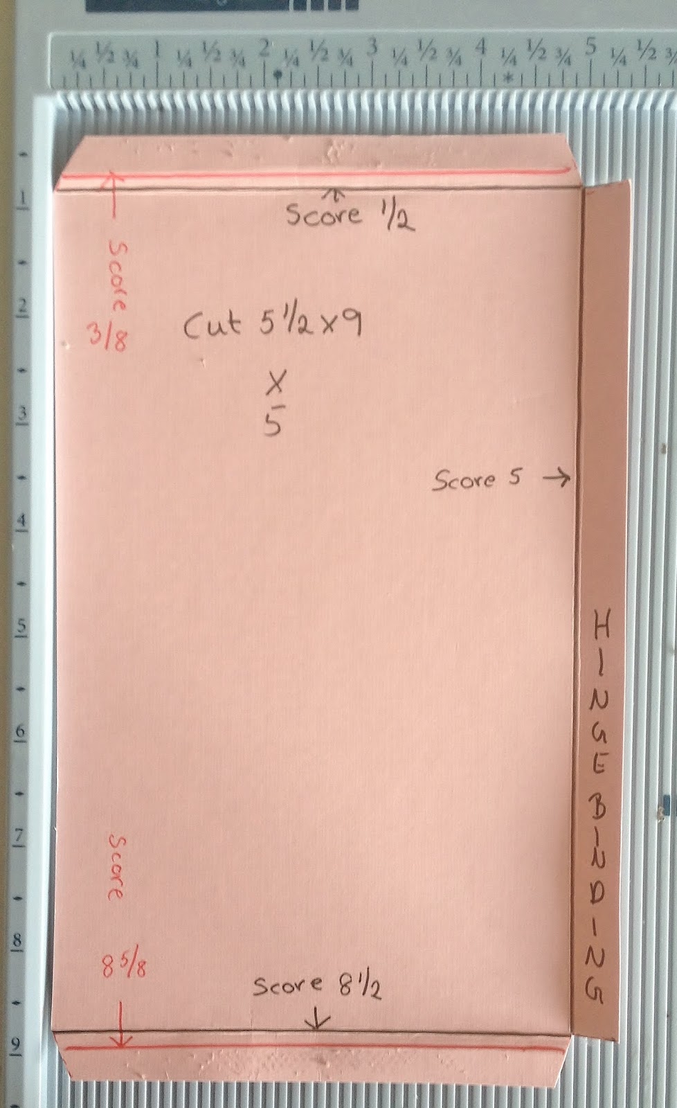 How to make a 8x5 pocket mini album part 1 | annes papercreations ...