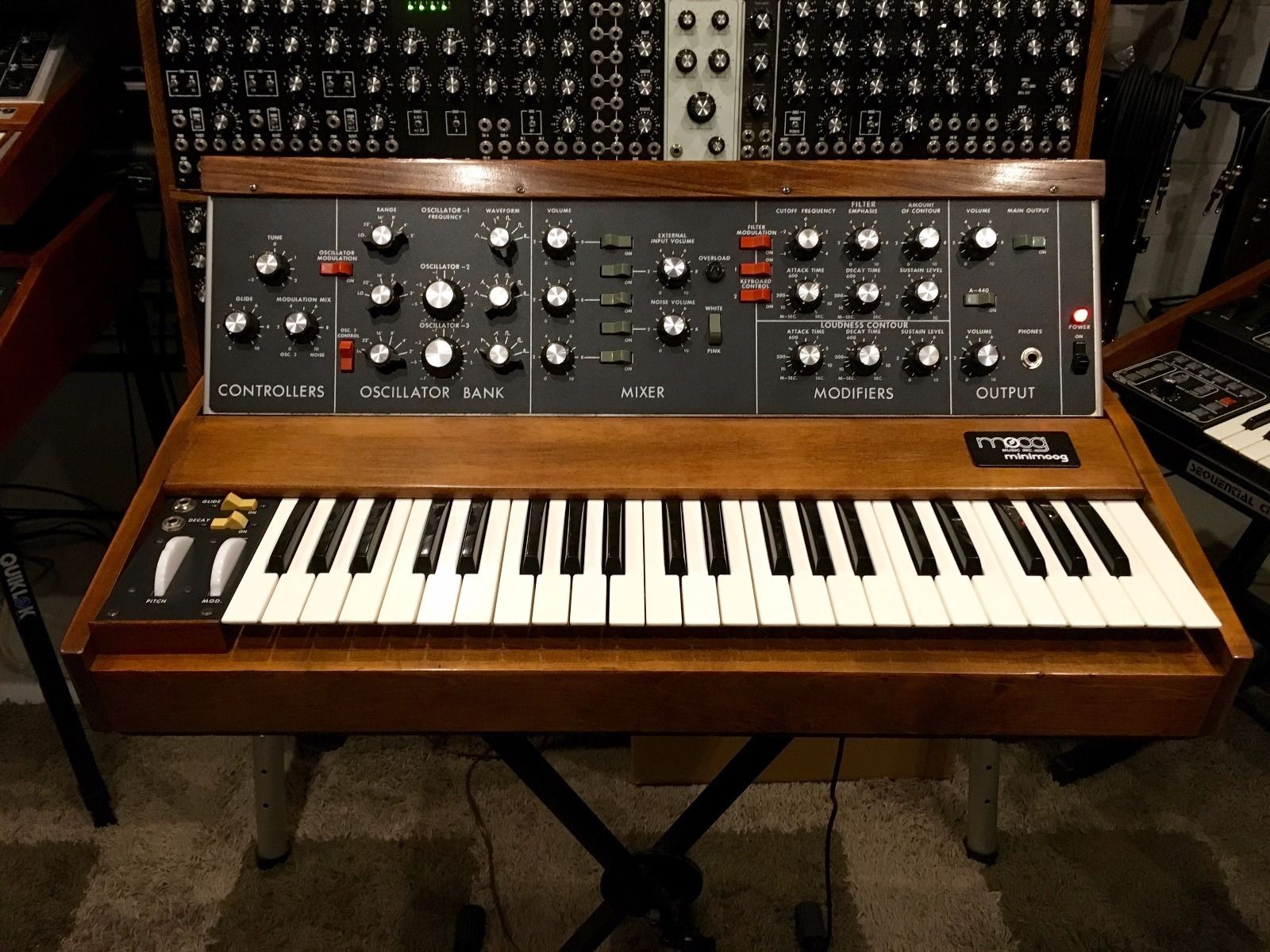 MATRIXSYNTH: Moog Minimoog Synthesizer - SERVICED and RESTORED