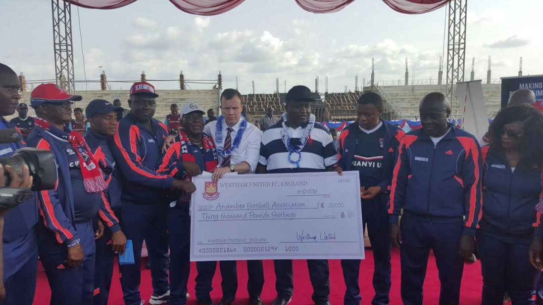 Mbanese Blog: West Ham donates £35,000 to ANSFA, Okongwu Memorial ...