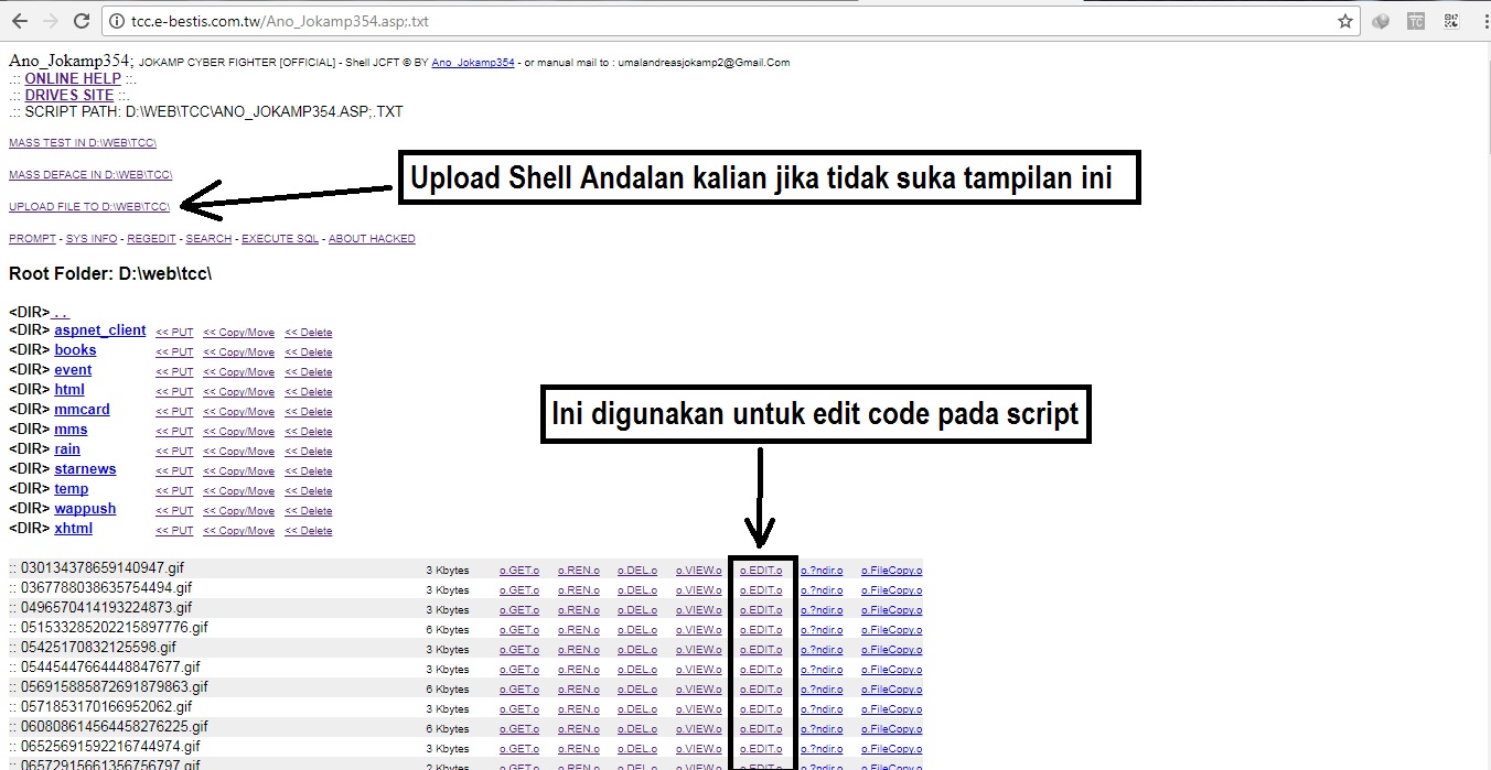 Cara Deface Website Menggunakan Teknik Webdav Hmei7 Shell Maker Lengkap ...