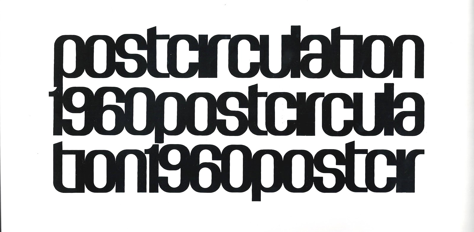 Past Print: Two alphabets from the Sixties
