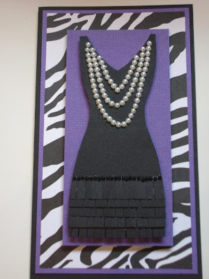 The Love Bird's Paper Crafting: Flapper Dress Card