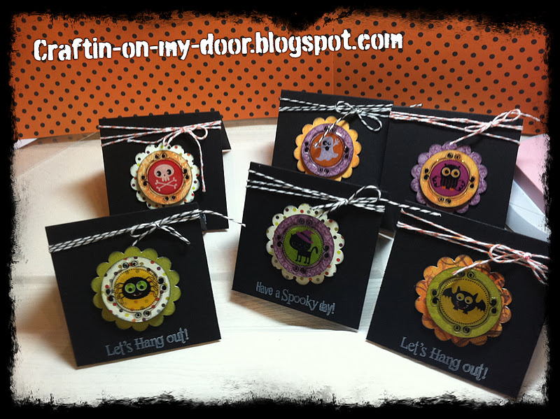 She's a Sassy Lady: 3 x 3 Halloween cards...