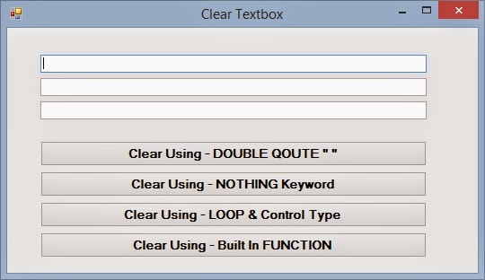 Ways How To Clear Your Multiple Textbox In Vbnet Code4dev