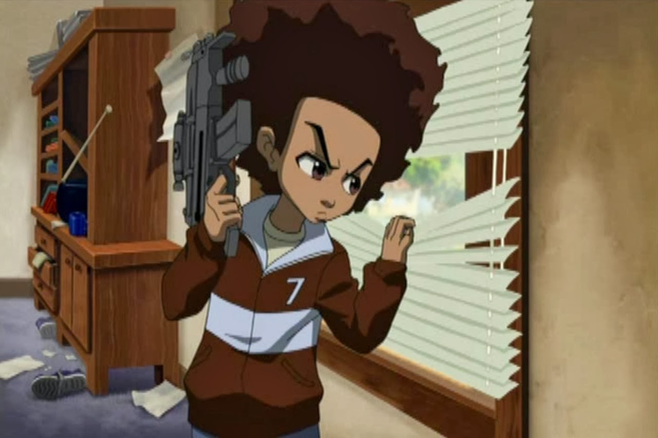 The Boondocks Huey With Gun