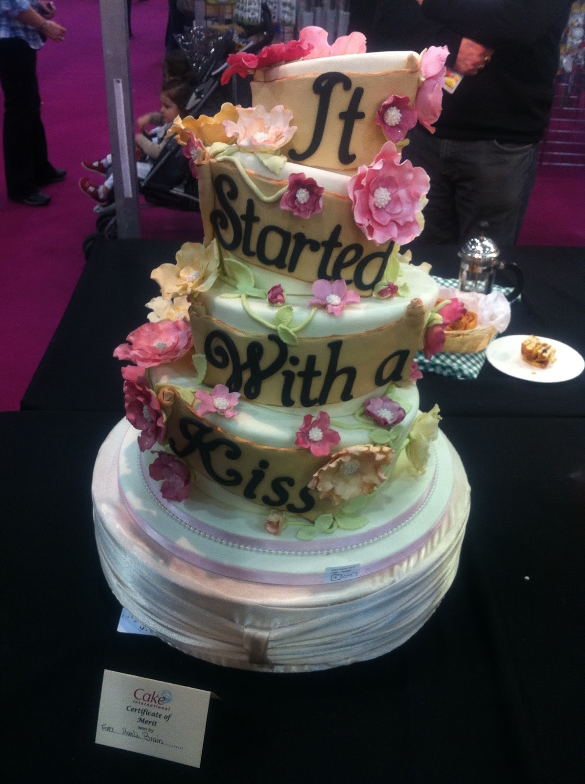 First Entry in Cake International Competition - Merit Award! | Chérie Kelly