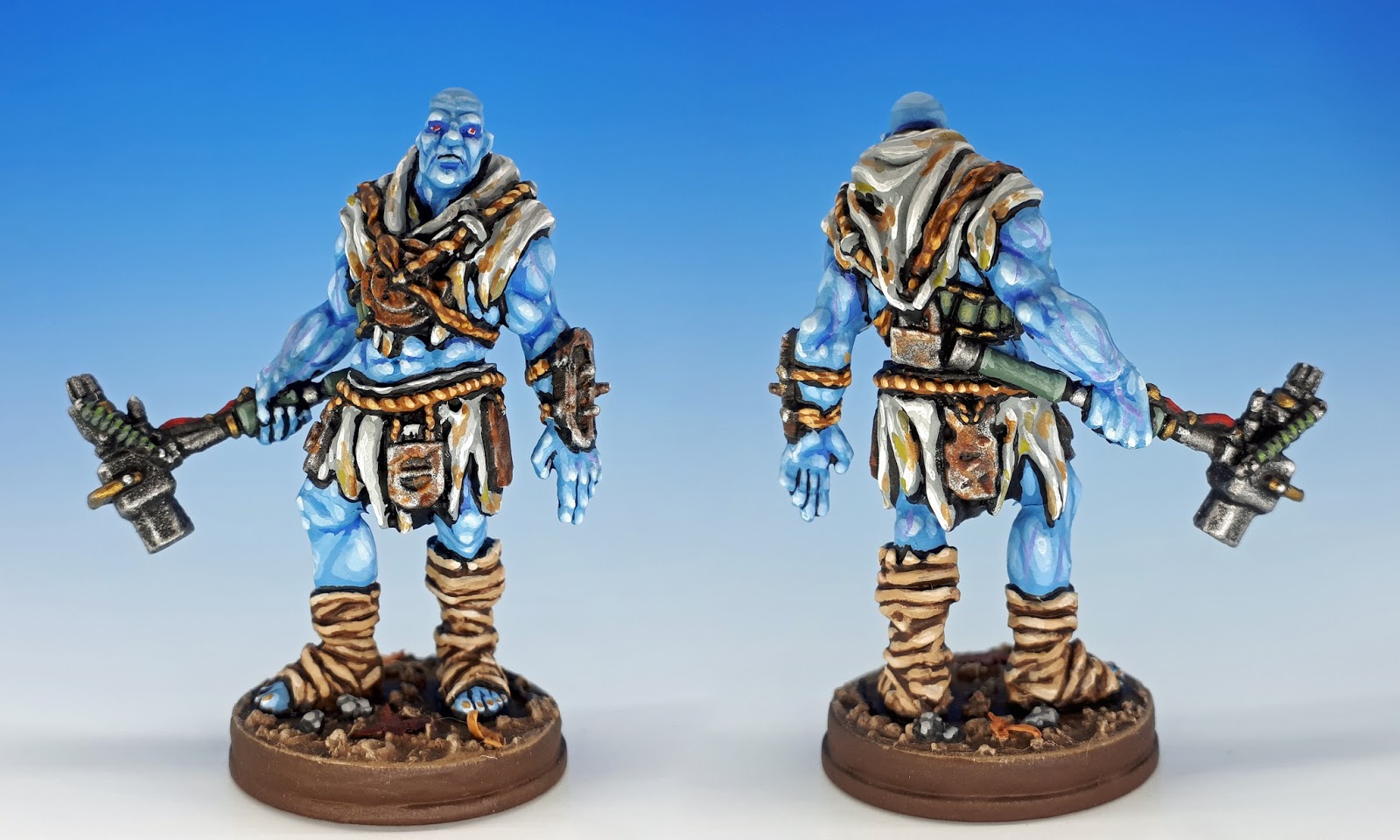 Oldenhammer in Toronto: Painted miniatures for the Fallout board game