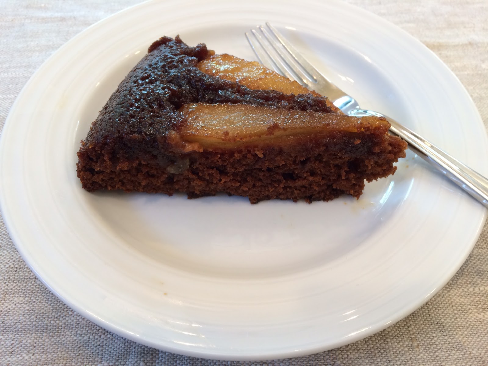 Upside-Down Pear Gingerbread | Of Muses and Meringues