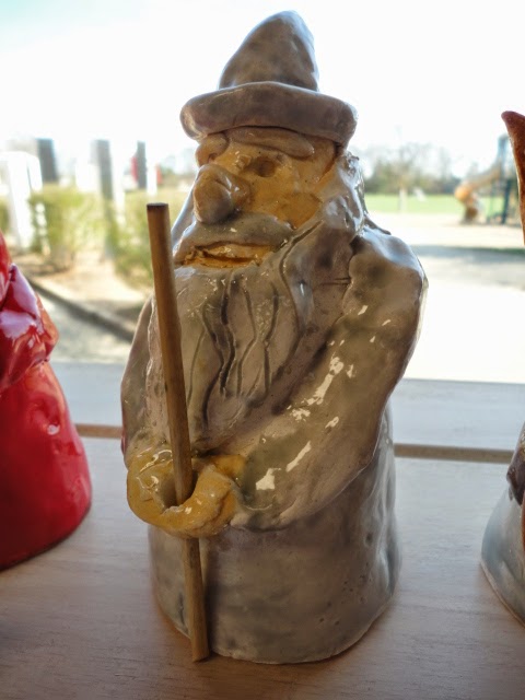 Thomas Elementary Art: Clay Gnomes by 3rd Grade
