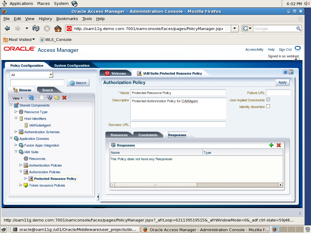 Oracle Access Management: How to configure OAM 11g Server and configure ...