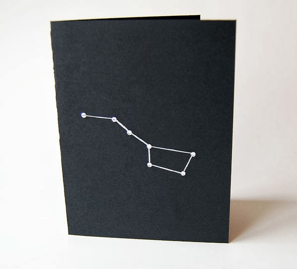The Craftinomicon: Make Your Own Constellation Notecards: 3 Ways