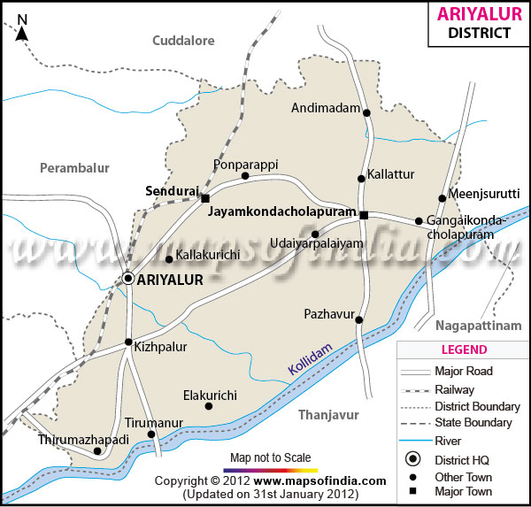 Ariyalur District Information, Boundaries and History from Shankar IAS ...