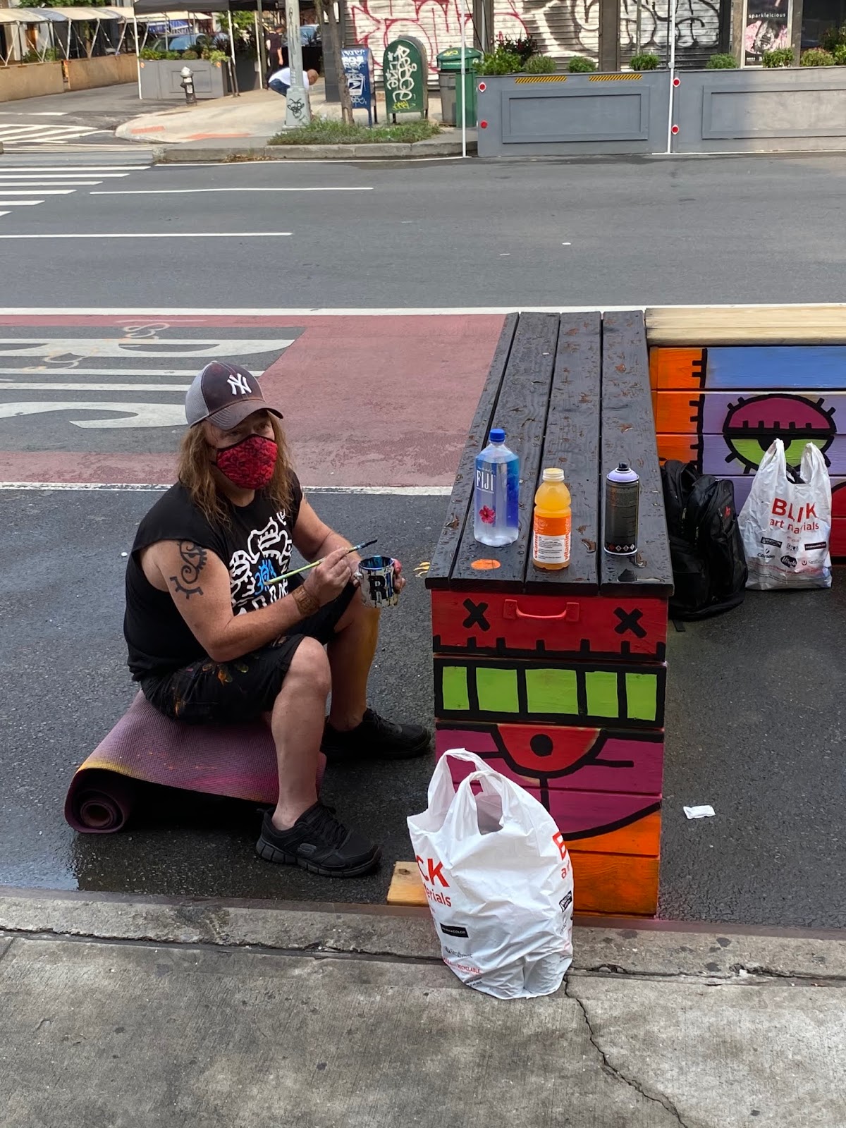 EV Grieve: Colorful new curbside seating for International Bar