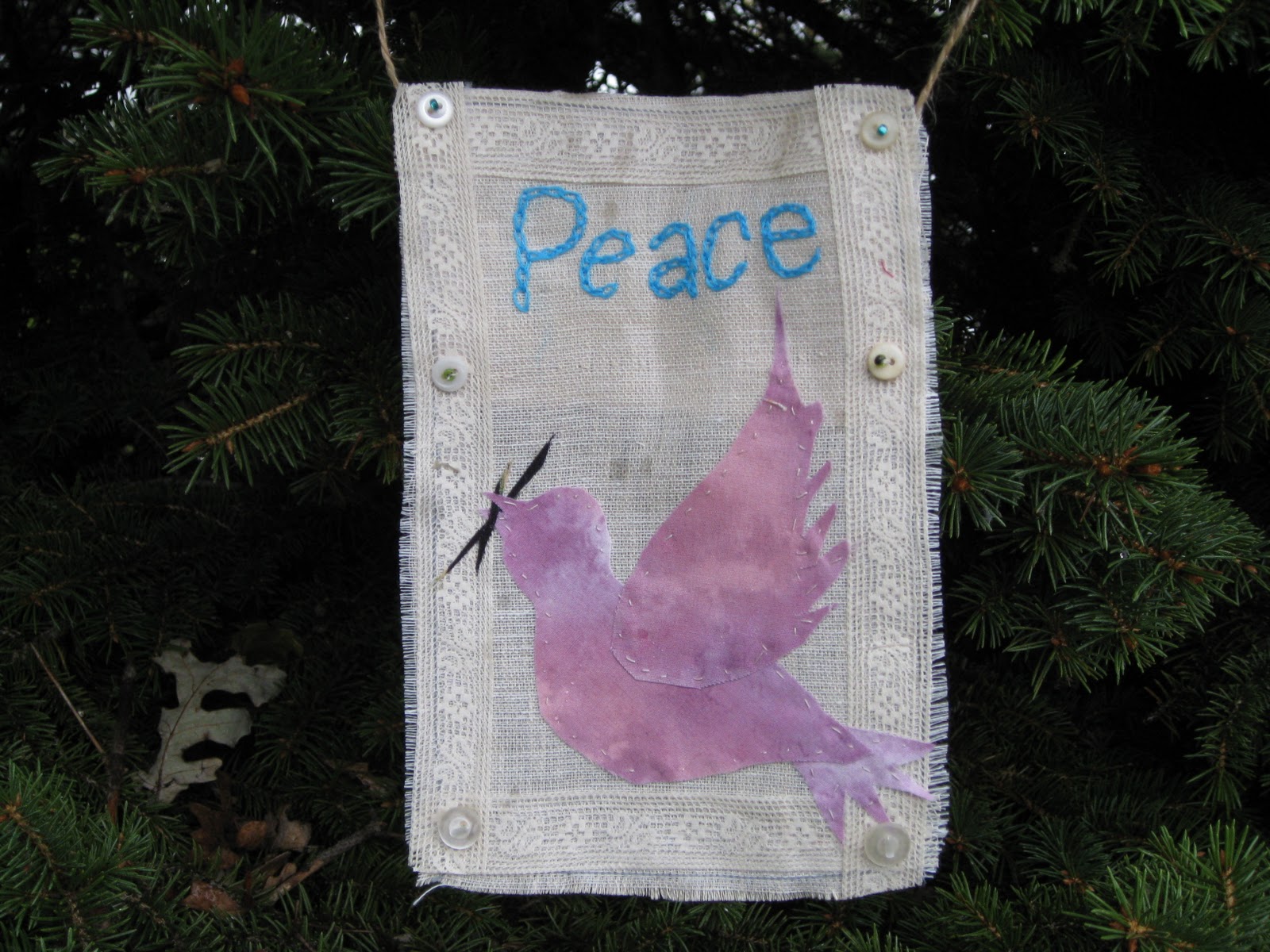 The Prayer Flag Project: Mary Lachman - Prayer for Peace