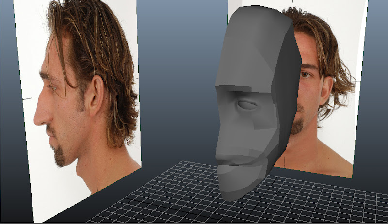 Webb's Blog: Games Modelling Head Modelling Part 1 - 5