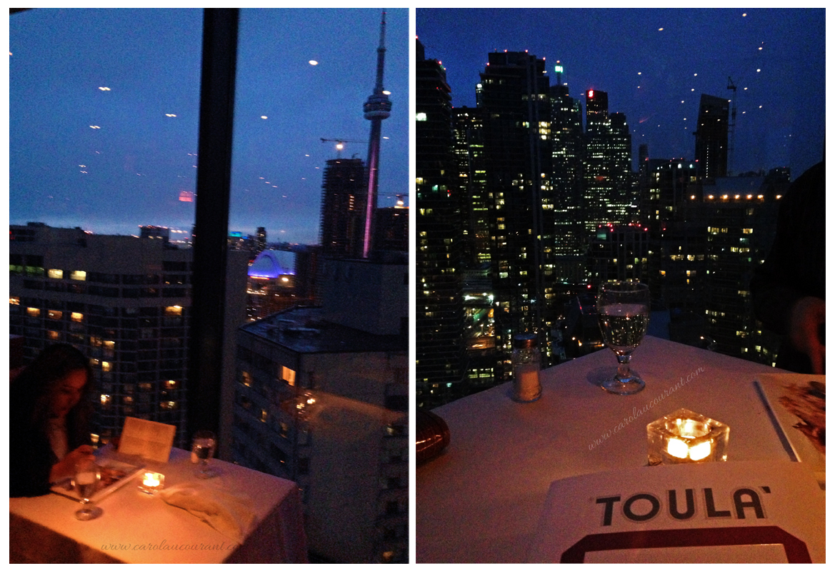 Toronto Sky Dining at Toula Ristorante & Bar ~ Carol Au Courant