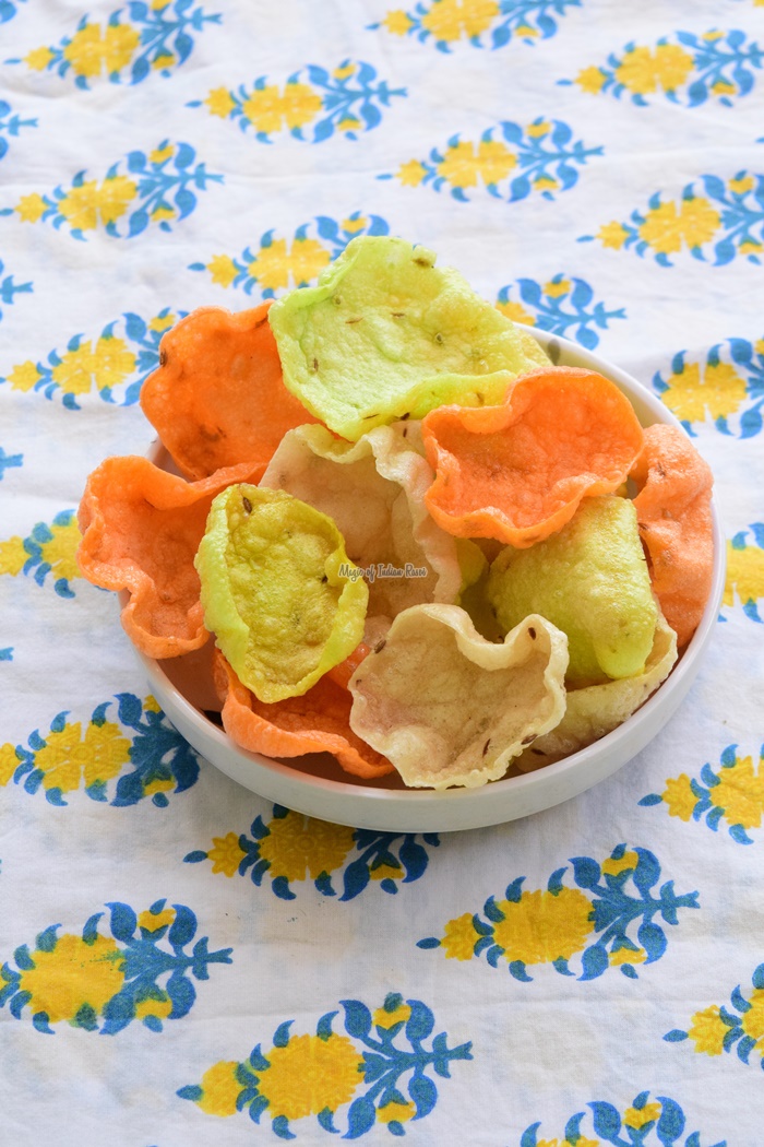 Chawal Aata Ke Fryums | Rice Flour Chips | Magic of Indian Rasoi