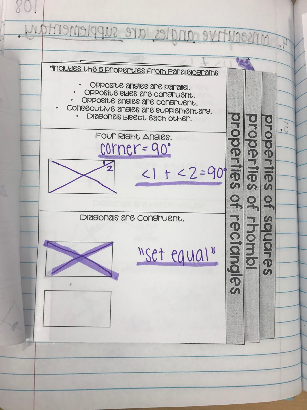 Quadrilateral Properties w/ Card Sort | Mrs. Newell's Math