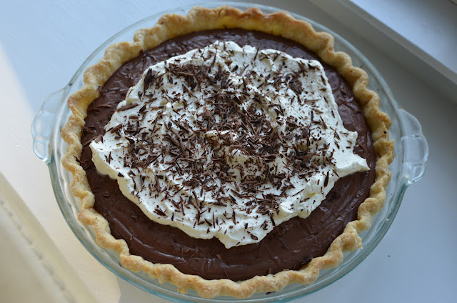 Playing with Flour: Chocolate pudding pie