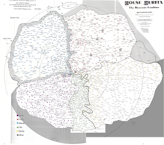 SkilTao's Gaming Blog: Inner Sphere 3025 Map (some progress)