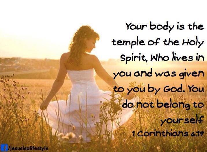 "Godly Lady" : "Ladies, Your body is the temple of the Holy Spirit"