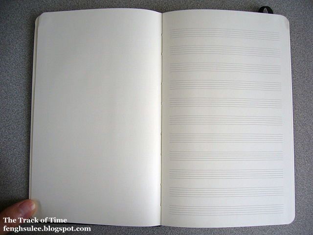 Moleskine Large Music Notebook | The Track of Time