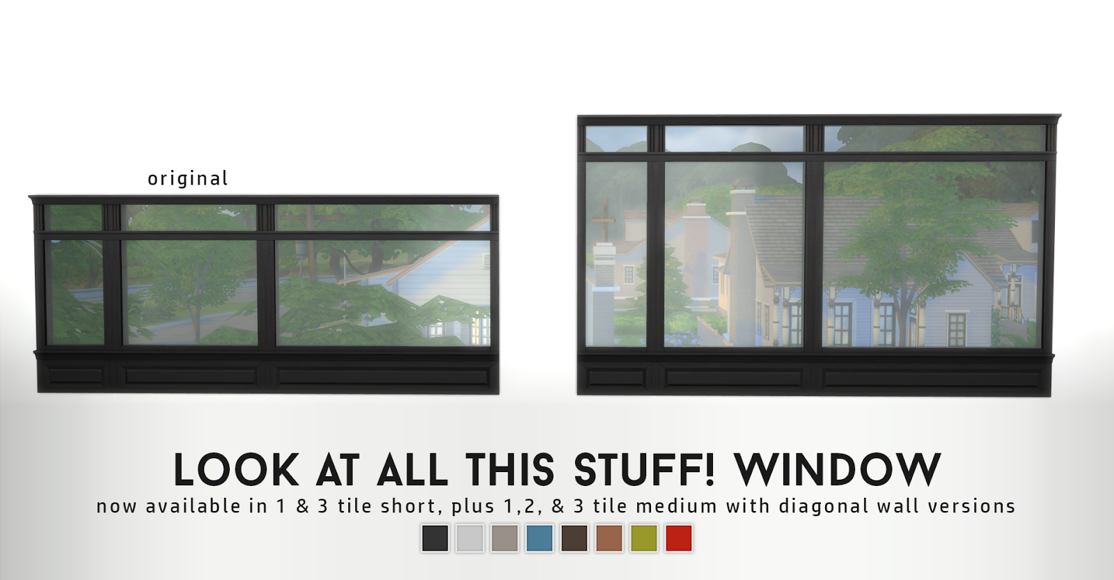 Simsational Designs: UPDATED: GTW Window Addons