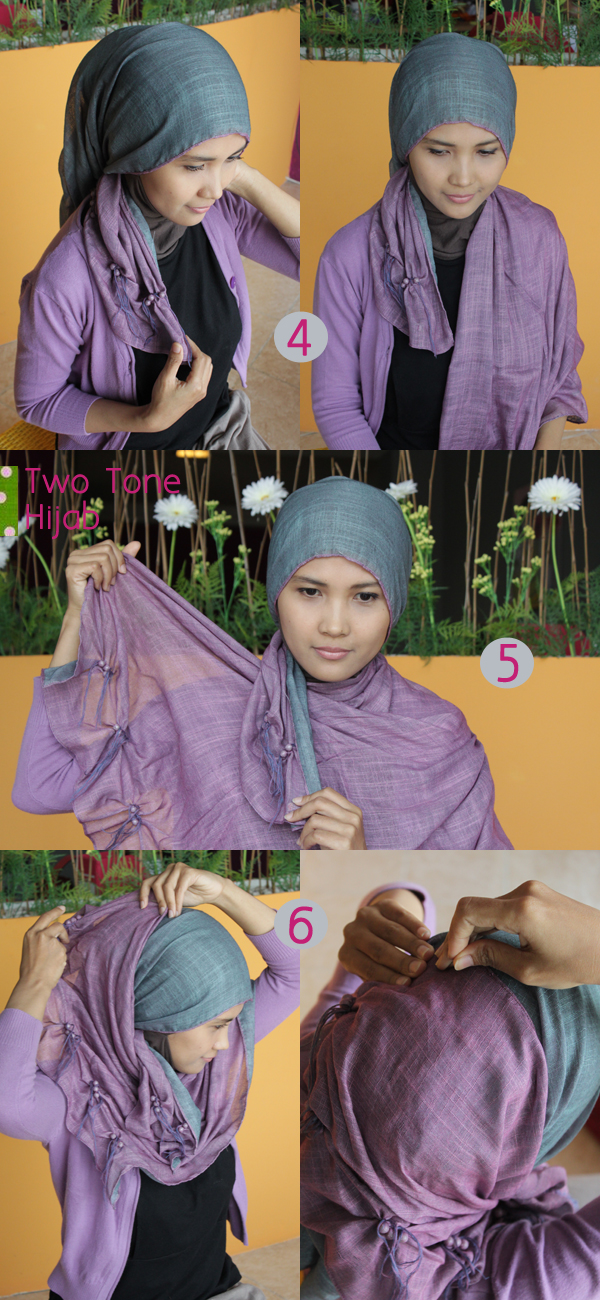 Tutorial Hijab Two Tone | Tutorial Hijab