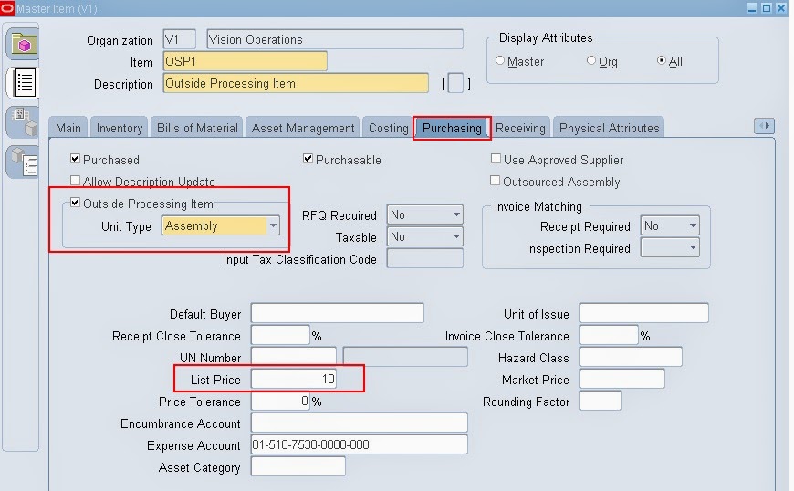 Outside Processing Setups and Cycle |Simplifying Oracle E Business Suite