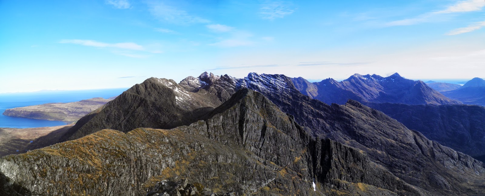 The Cuillin Ridge, solo in a day