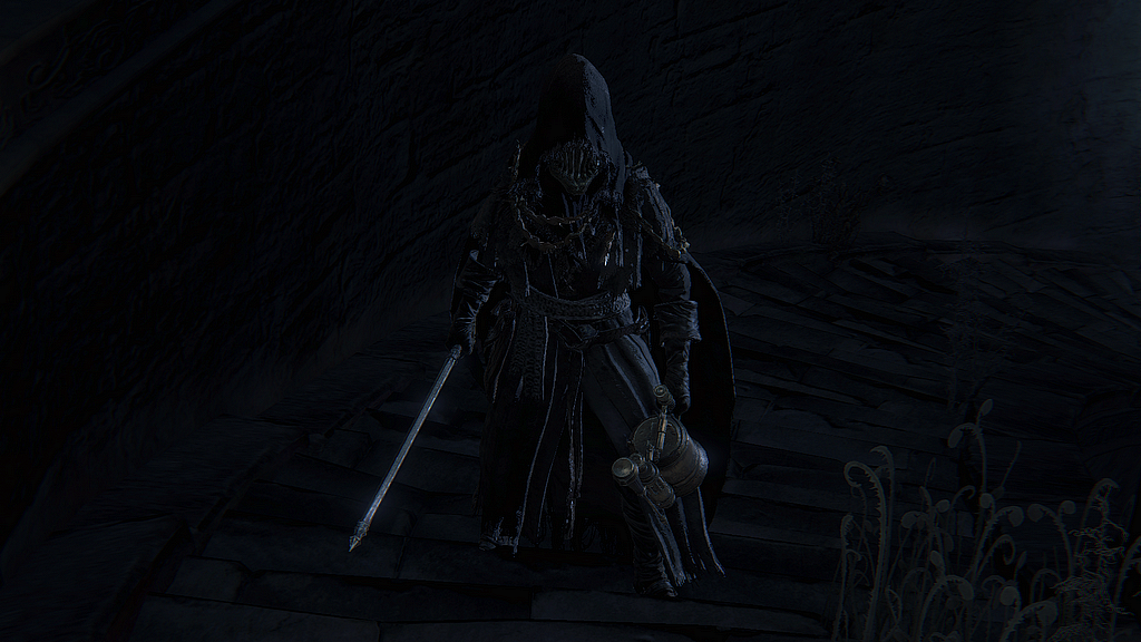 Yahar'gul Hunter (Threaded Cane & Flamesprayer) | Bloodborne Wiki