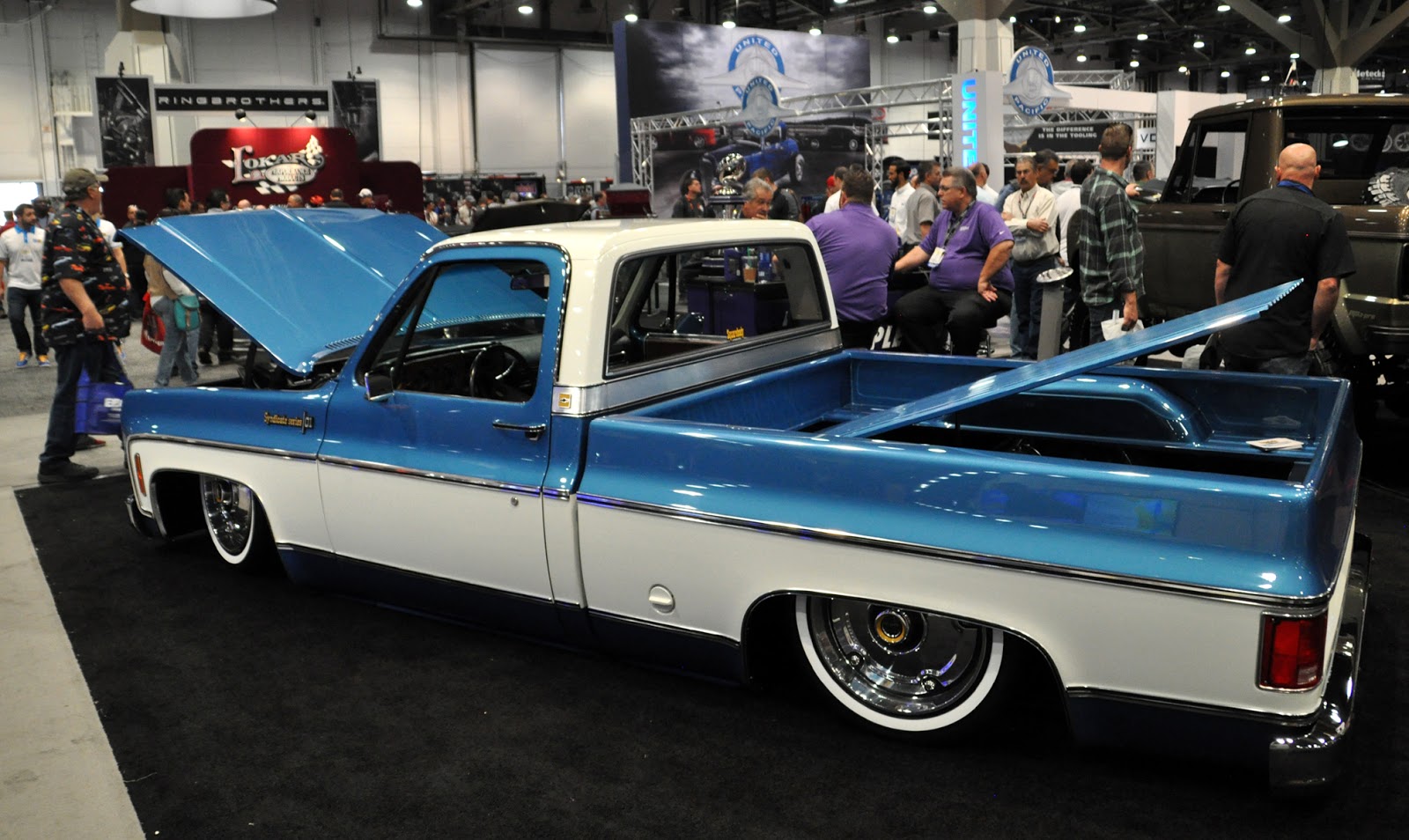 Just A Car Guy: In the Royal Purple booth, this C10 is getting an ...