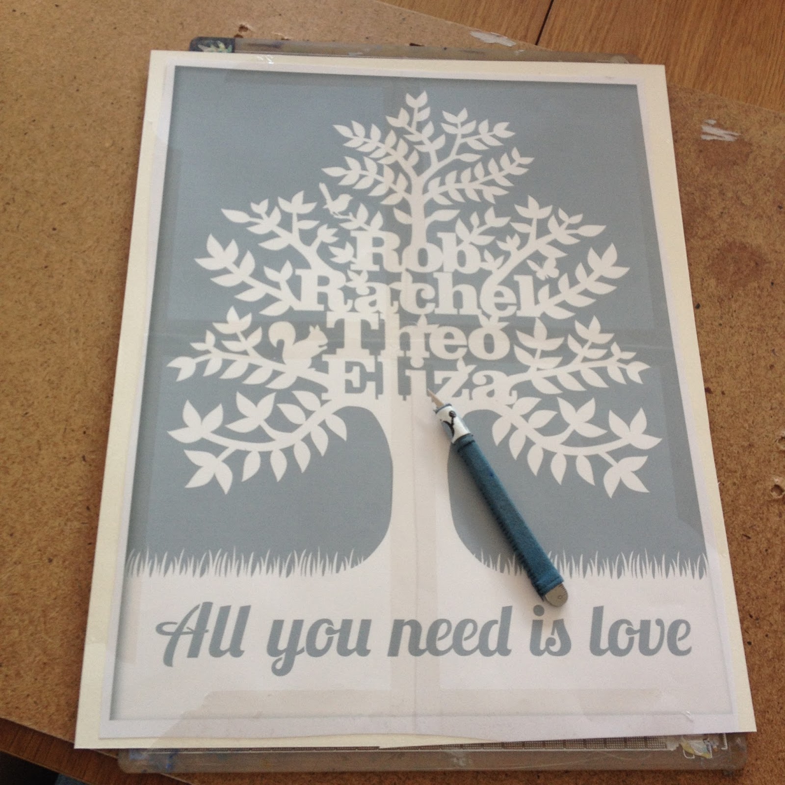 Charlotte Vogel | Digital Artist: Family Tree of Love