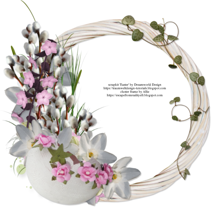 Escape From Reality Blog: FTU 'Easter' Cluster & Cluster Frames