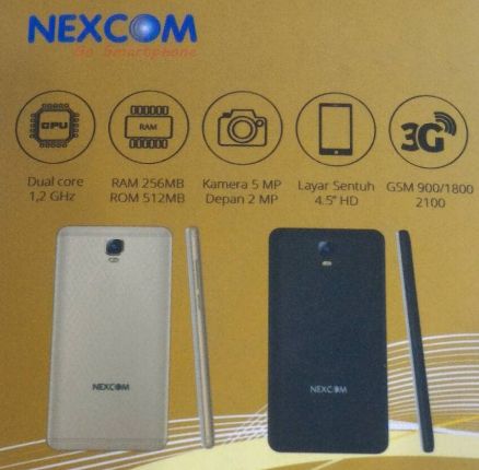Nexcom Prime android 3G, 4.5 inch murah 400 ribuan | Harga dan ...