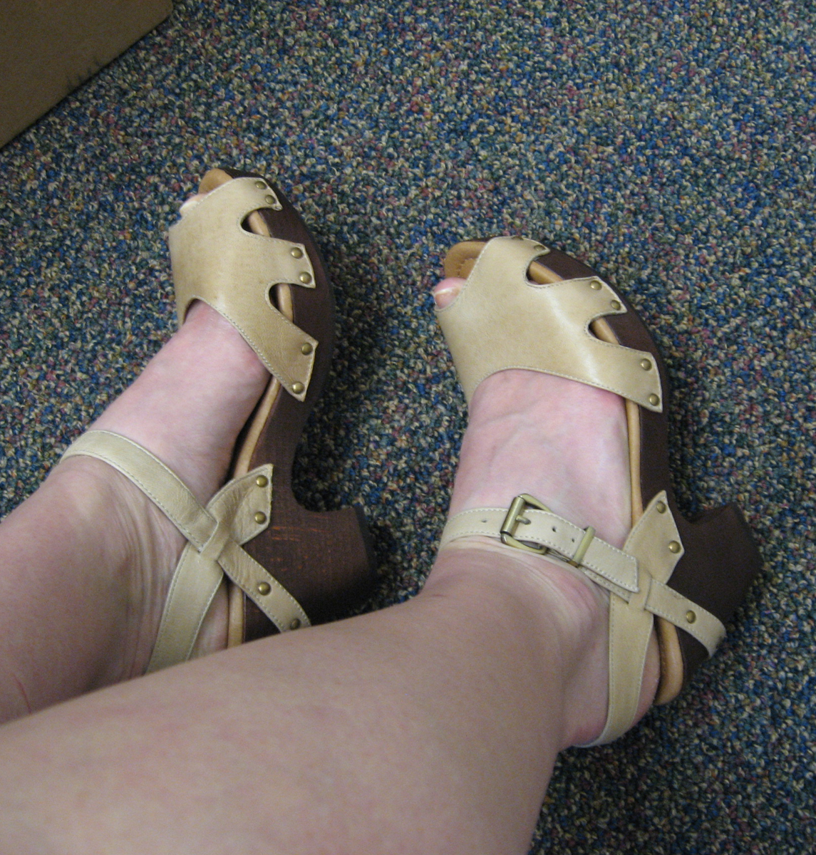 Looks Good from the Back: Adrien: Green Shoes.