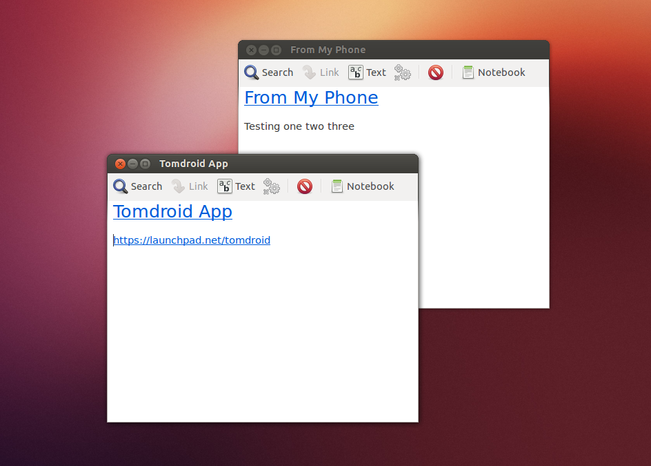 Tomboy for Android | iheartubuntu